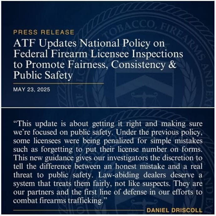 ATF Updates National Policy on Federal F...