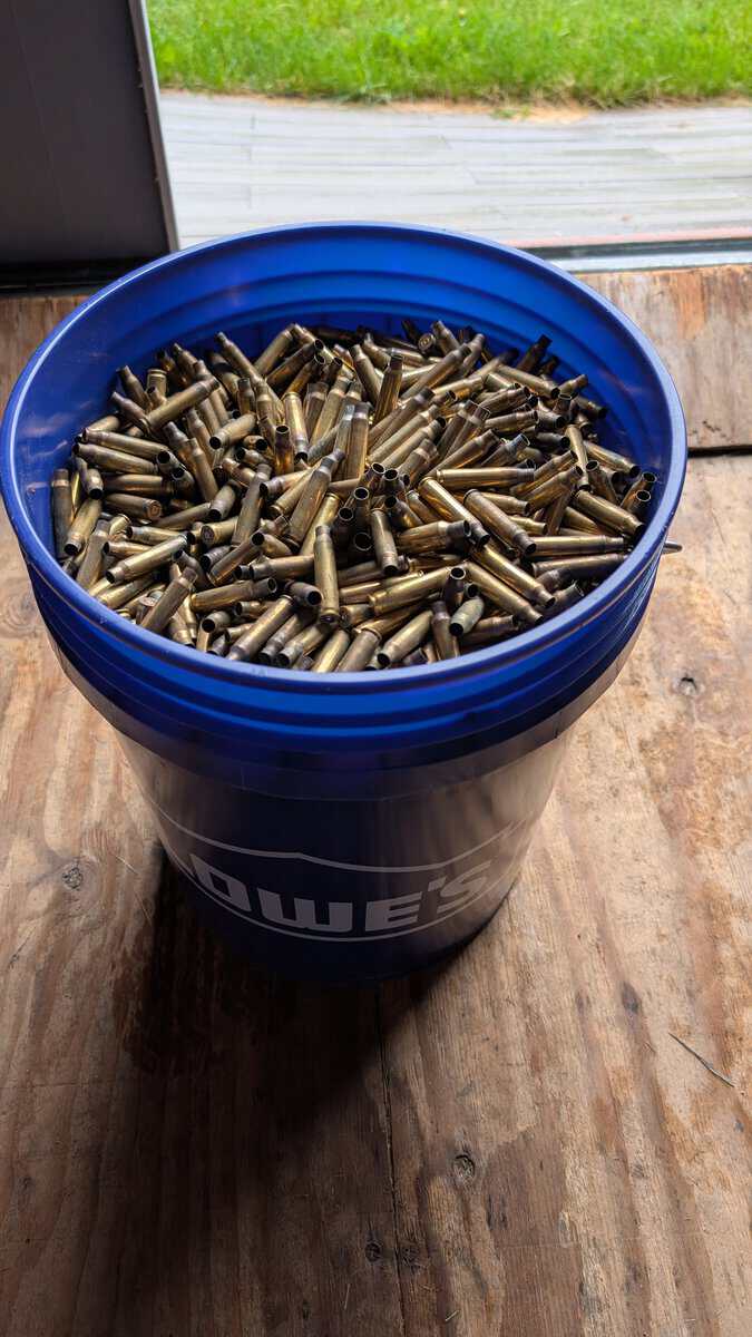 Bulk 5.56/.223 Brass Once Fired ~3800 pieces - Montana Gun Trader ...